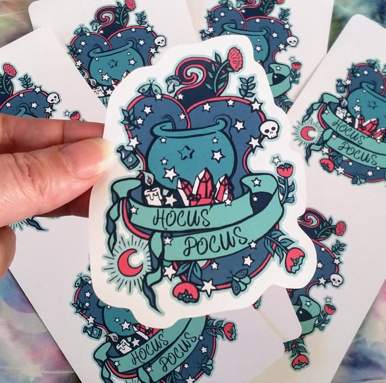 Witches Cauldron Sticker. Hocus Pocus. Halloween Witchy Vibes - Etsy