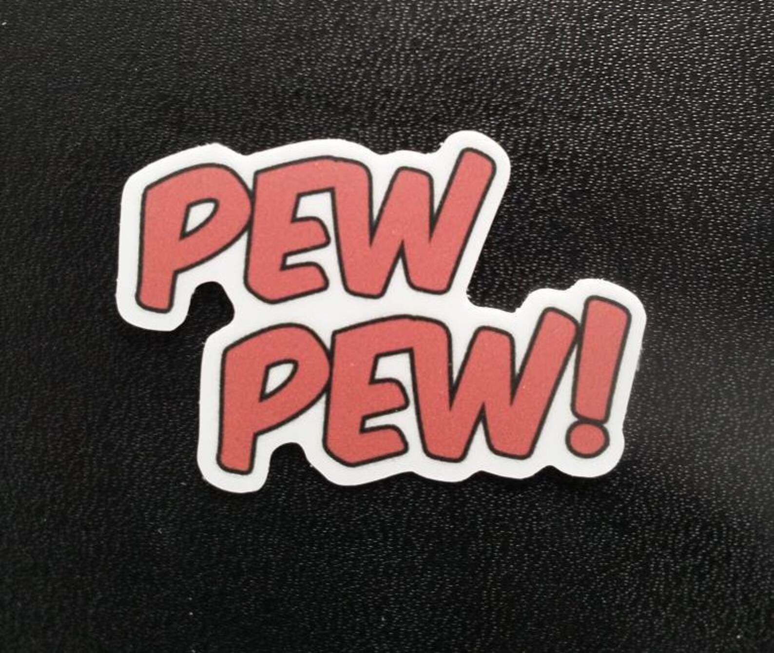 Pew Pew Vinyl Sticker Christmas Gift, Stocking Filler, Back to School ...