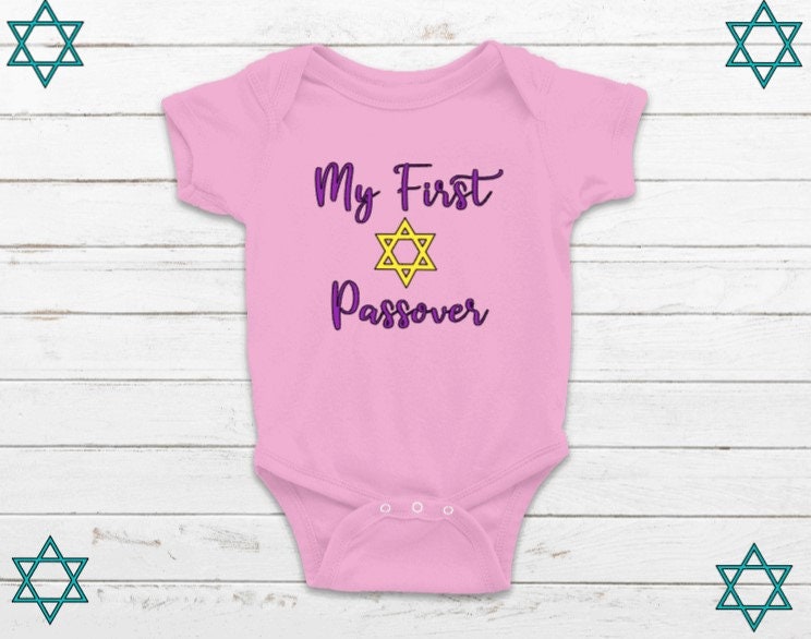 My First Passover Jewish Baby Bodysuit / Onesie/ Toddler - Etsy Norway