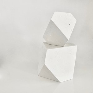 Durer Solid Concrete Sculpture, Geometric Solid, Concrete Math ...