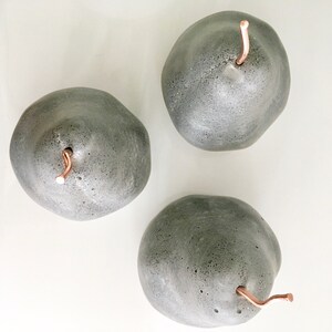 Concrete Copper Decor Pear, Concrete Sculpture, Concrete Fruit ...