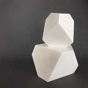 Durer Solid Concrete Sculpture, Geometric Solid, Concrete Math ...