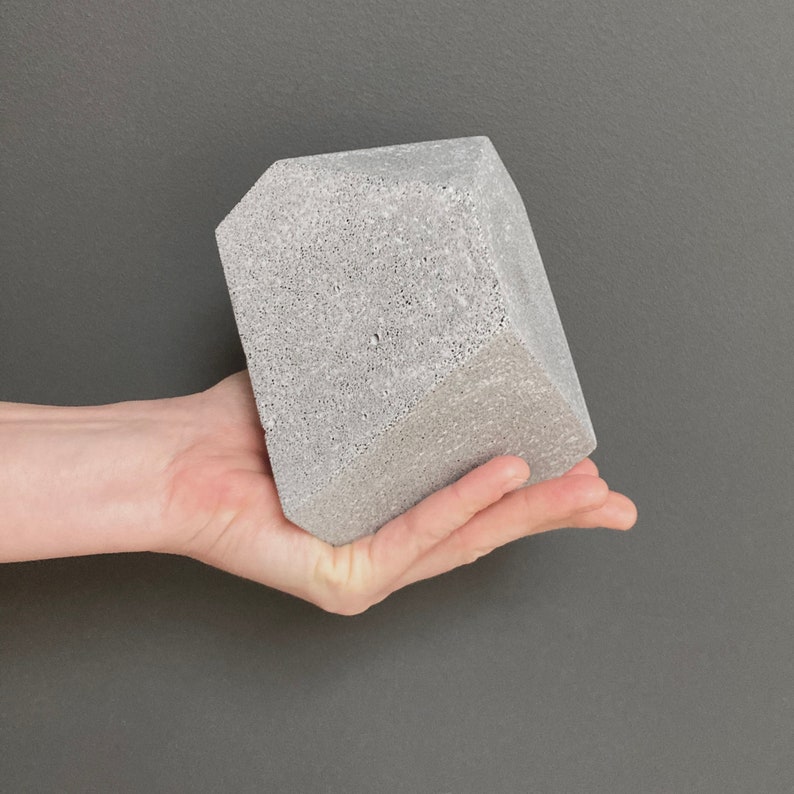 Durer Solid Concrete Sculpture, Geometric Solid, Concrete Math ...