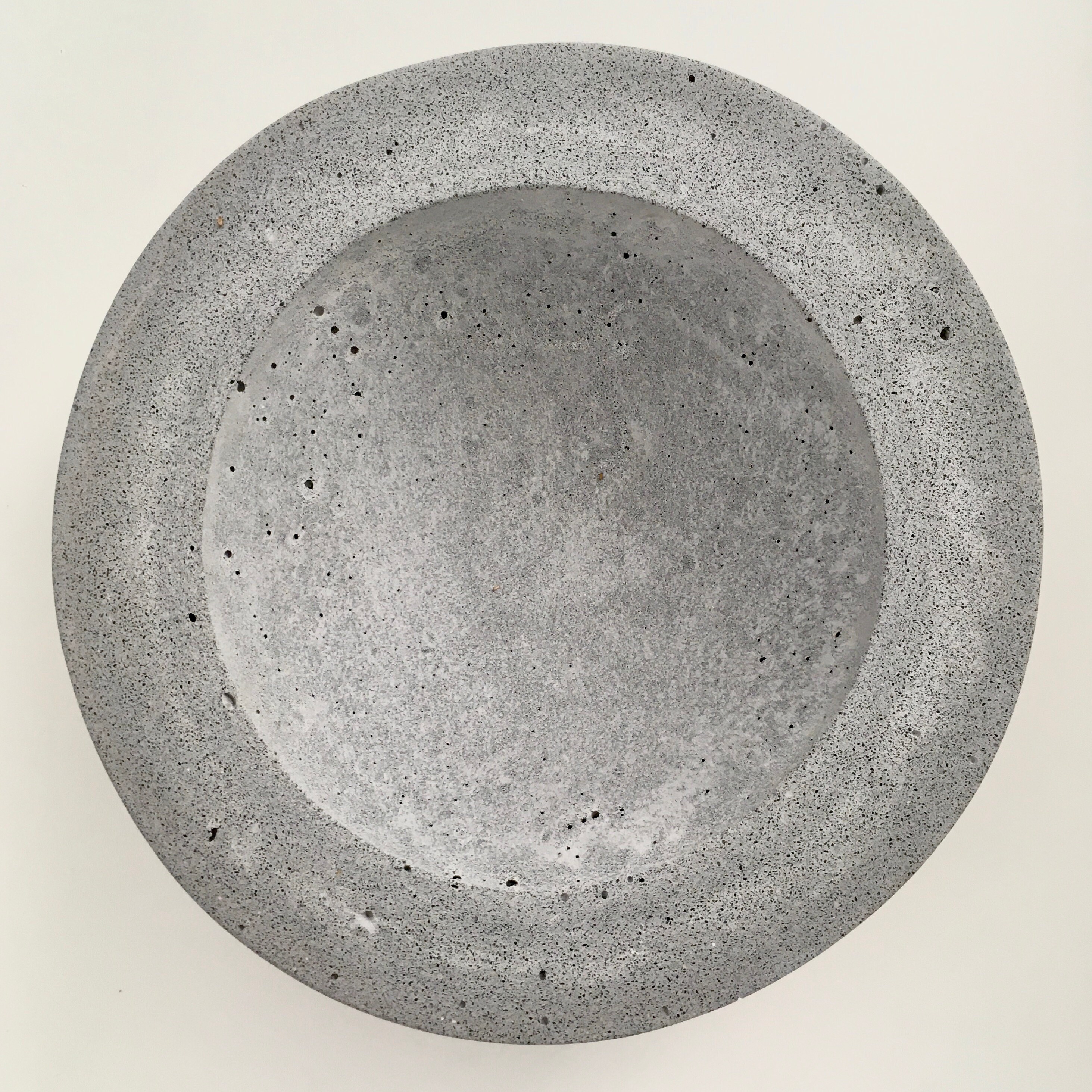 BIG Concrete Shallow Bowl Concrete Pot Concrete Dish | Etsy