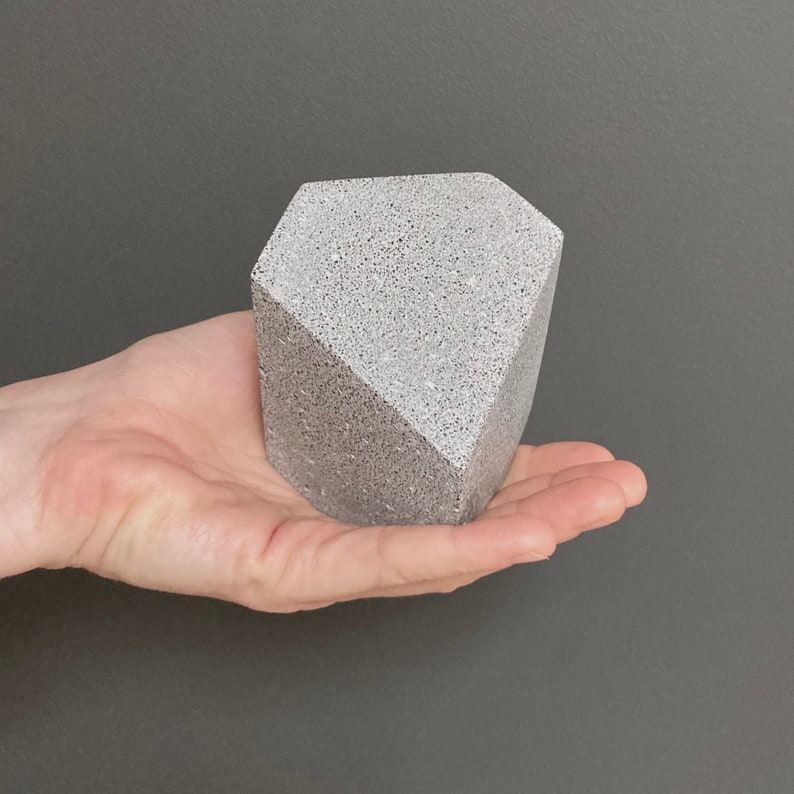 Durer Solid Concrete Sculpture, Geometric Solid, Concrete Math ...