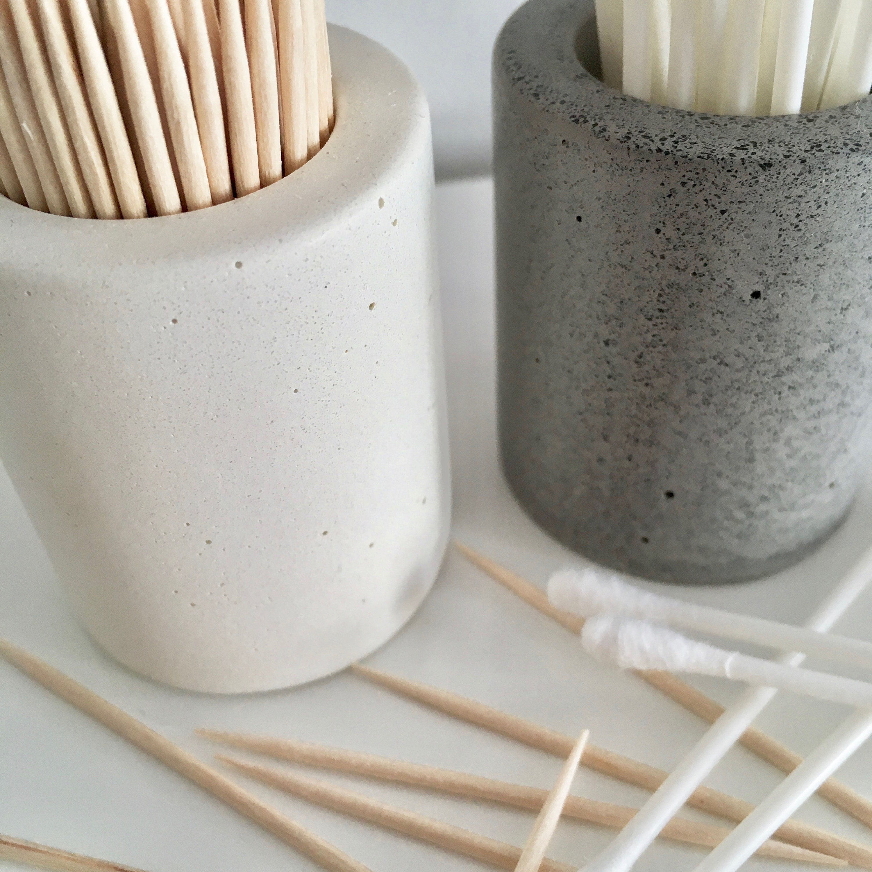 Concrete Small Container, Concrete Pot, Concrete Tiny Vase, Concrete ...