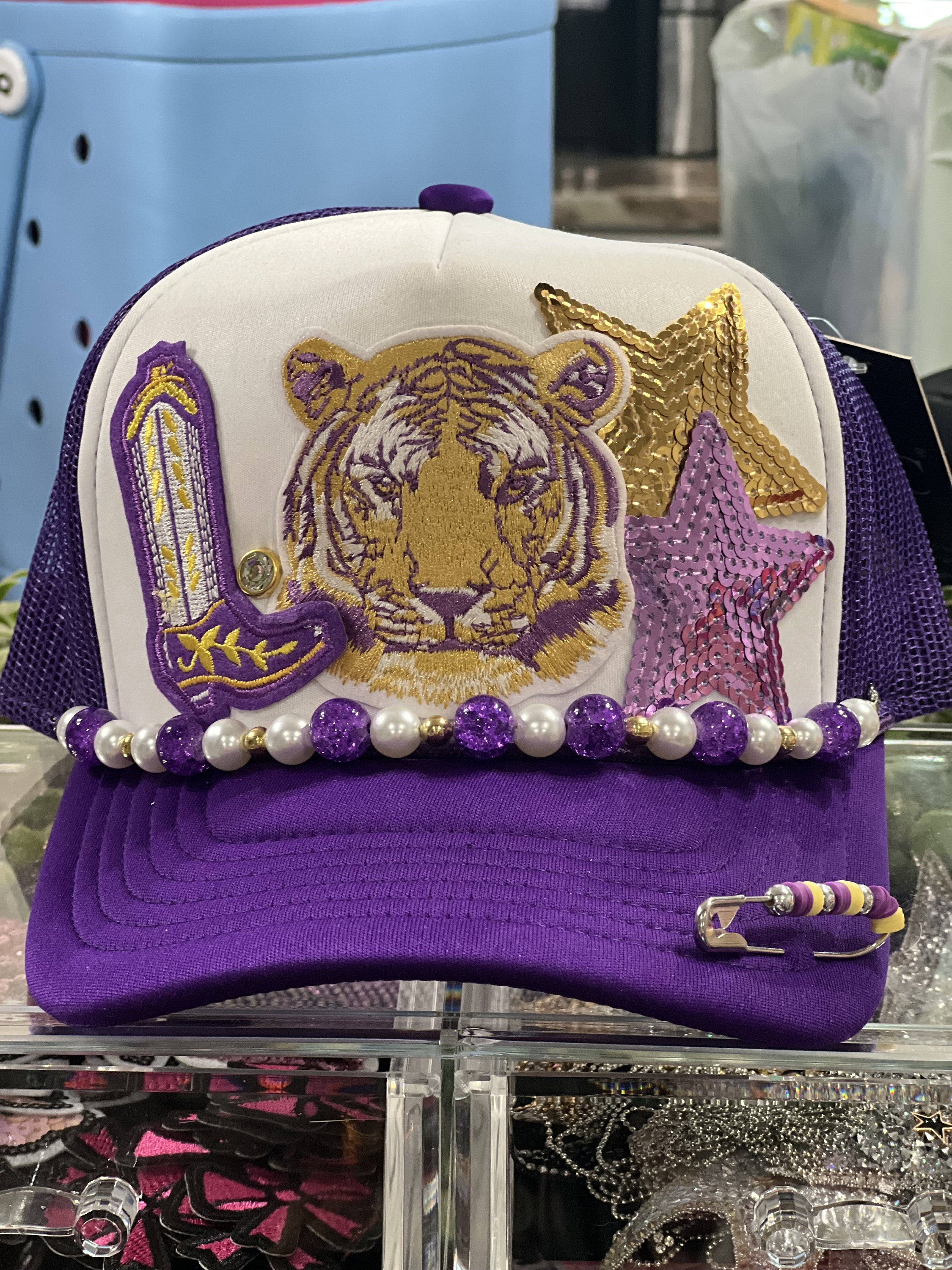 LSU Trucker Hat - Etsy