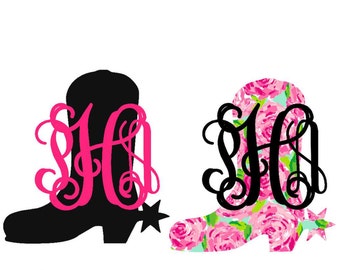 Cowboy decals | Etsy