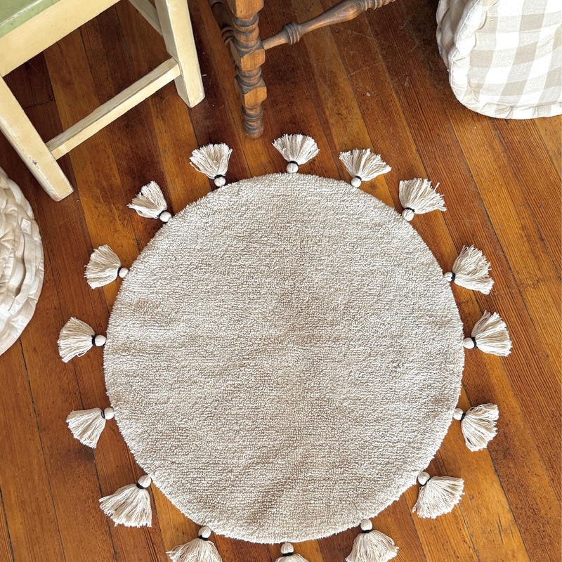 Round Bath Mat - Etsy