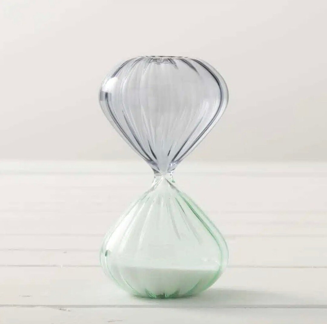 Hourglass Timer | 30 Minutes | Mint | Gray | Home Decor | Gift Idea ...