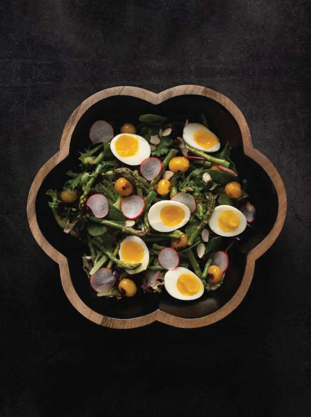 Flower Shaped Bowl Black Kitchen Charcuterie Serveware Tablescape Host ...