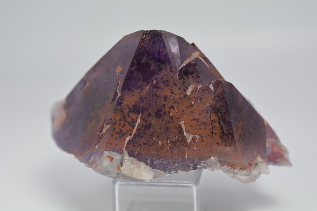 Auralite 23 Royal Collection Maroon Tip Crystal Point! Rare High Energy ...