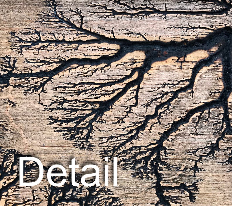 High Voltage Wood Burn Lichtenberg Figure Lichtenberg Wood - Etsy