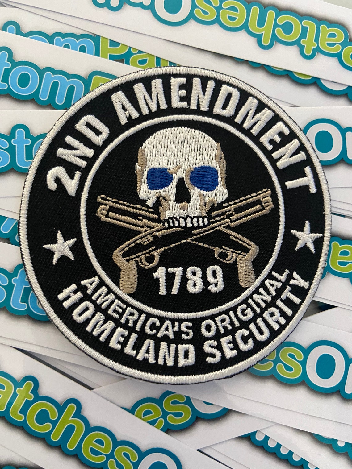 2nd Amendment America's Original Homeland Security Embroidered 2A Patch ...