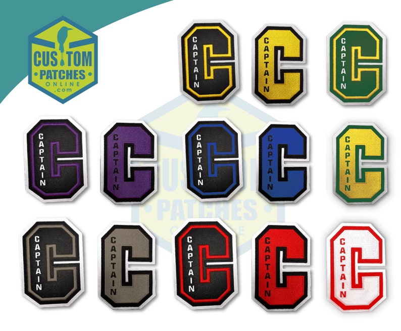 Varsity Jacket Captain c Felt/embroidered Patch - Etsy