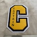 Varsity Jacket Captain "c" Felt/embroidered Patch Assorted Colors - Etsy
