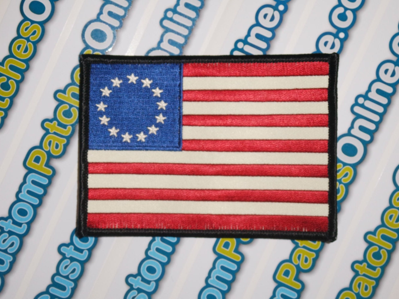 Betsy Ross American 1776 USA Flag Embroidered Patch With Full Stars - Etsy