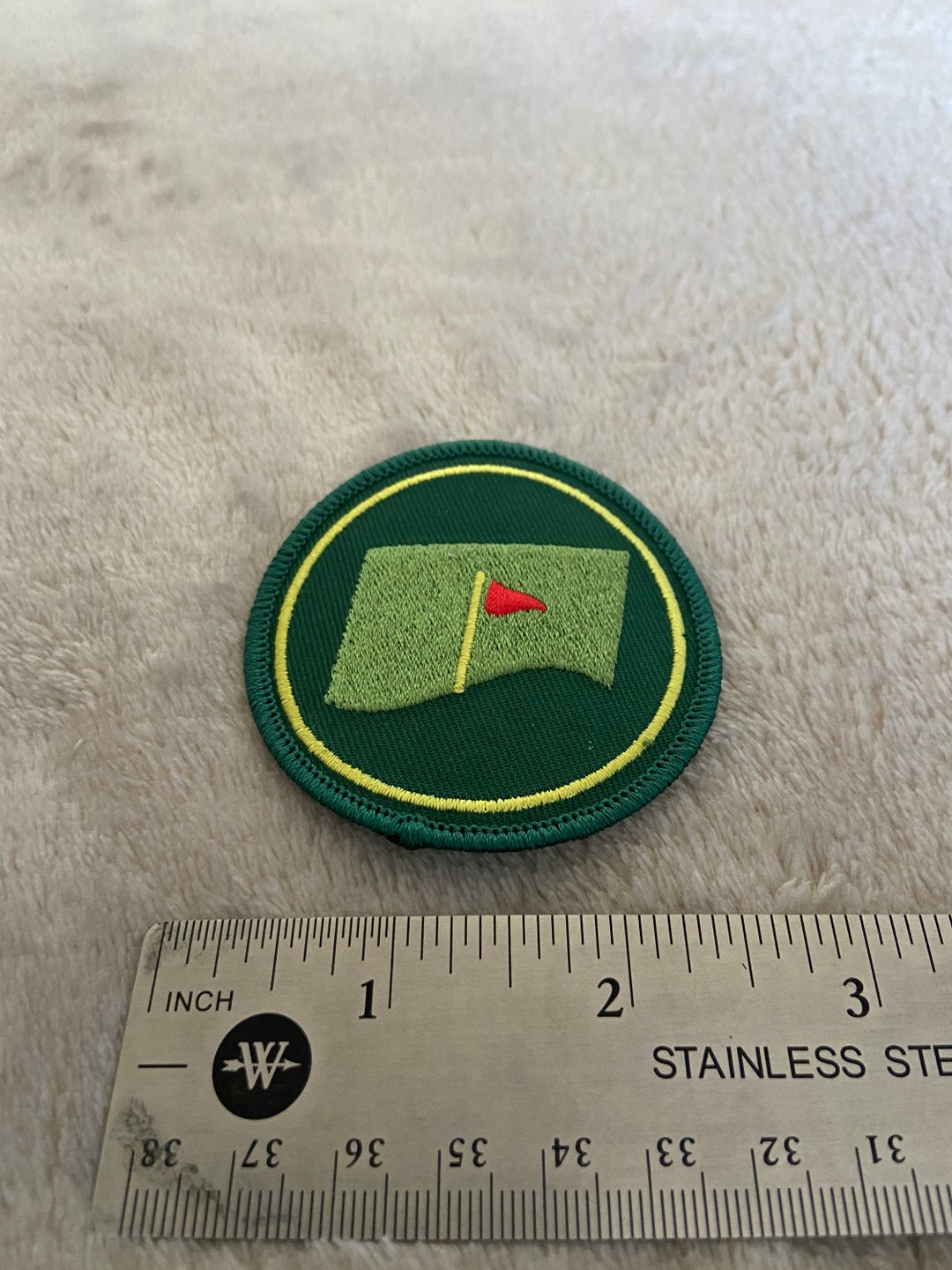 The Master's Golf Theme Custom Patch With Flag - Etsy