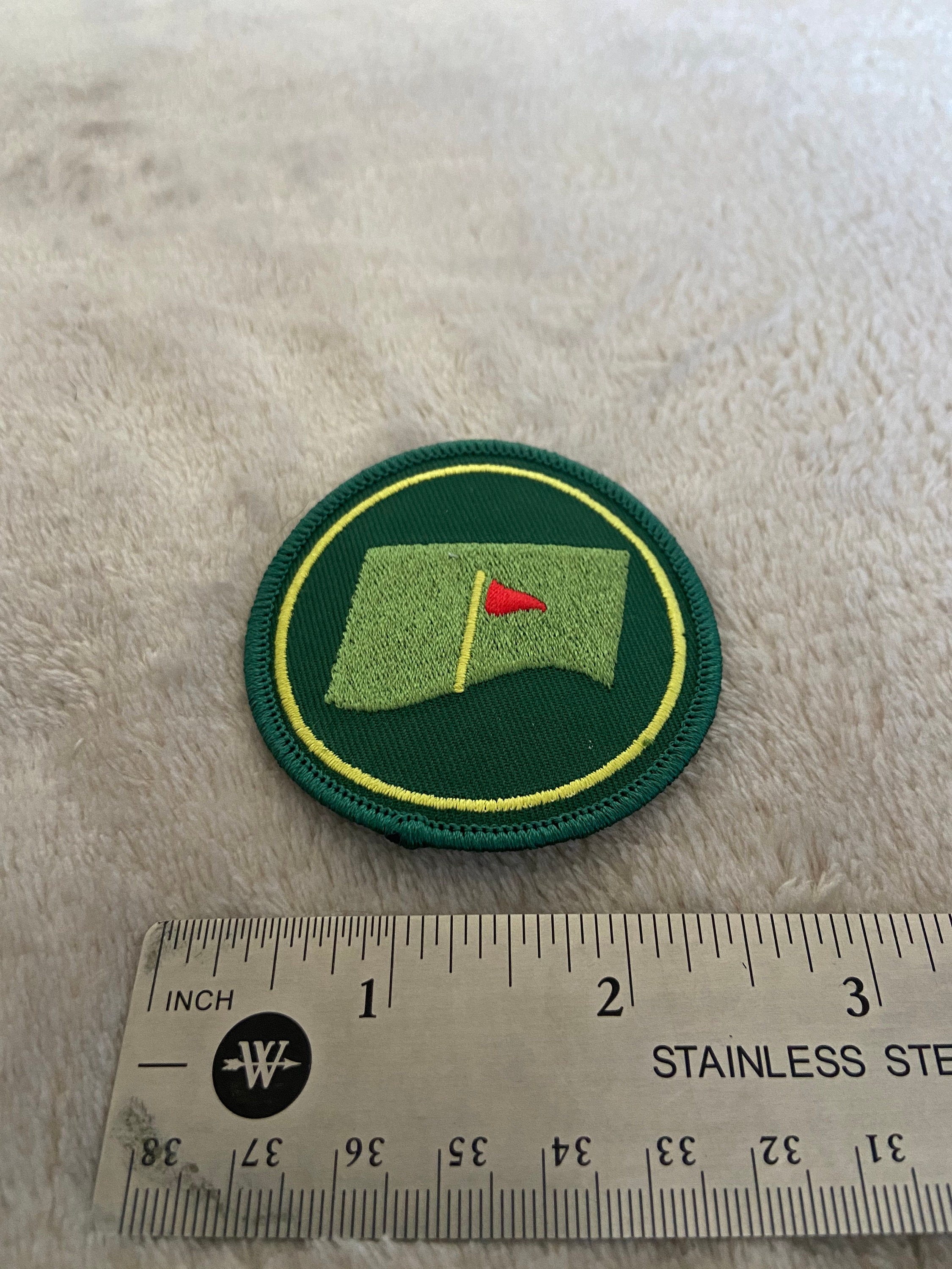 The Master's Golf Theme Custom Patch With Flag - Etsy