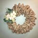 Burlap Ruffle Wreath customizable - Etsy