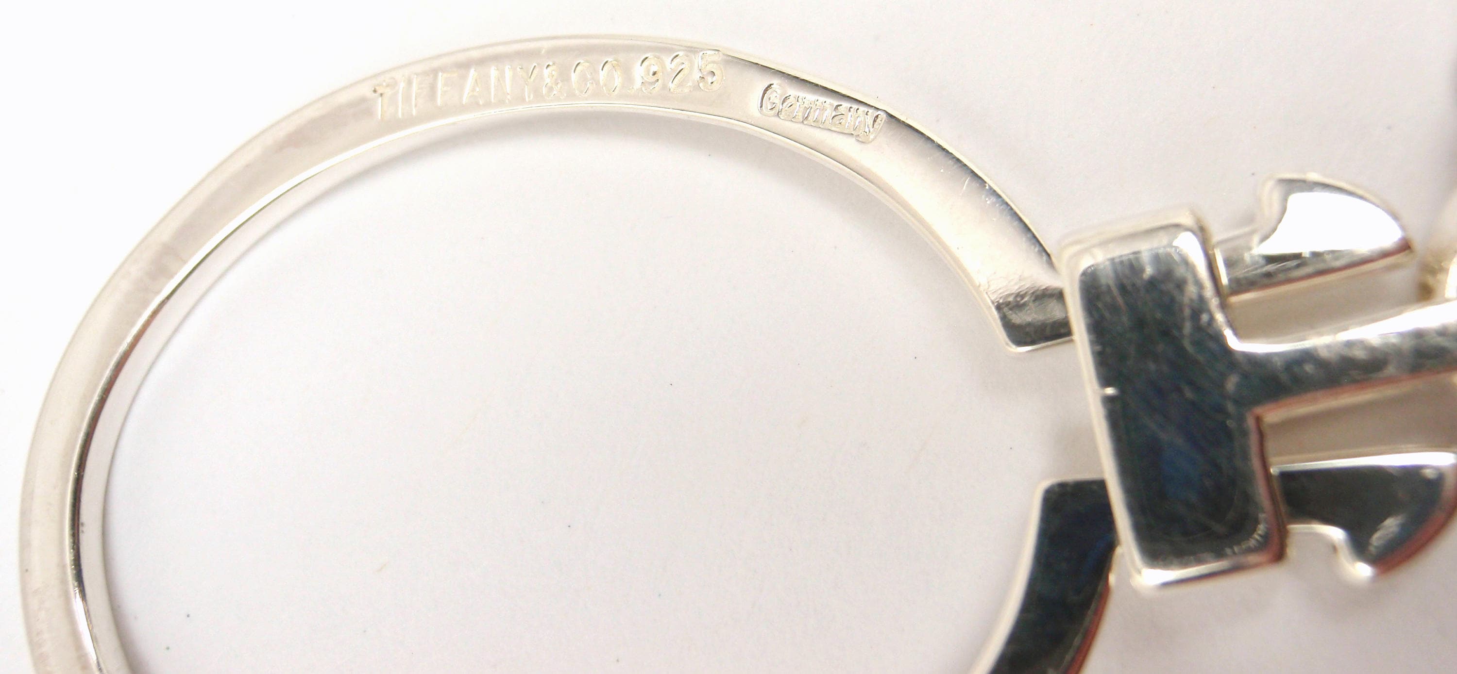 Rare Vintage Tiffany & Co Sterling Silver Golf Player Key Ring Keychain ...