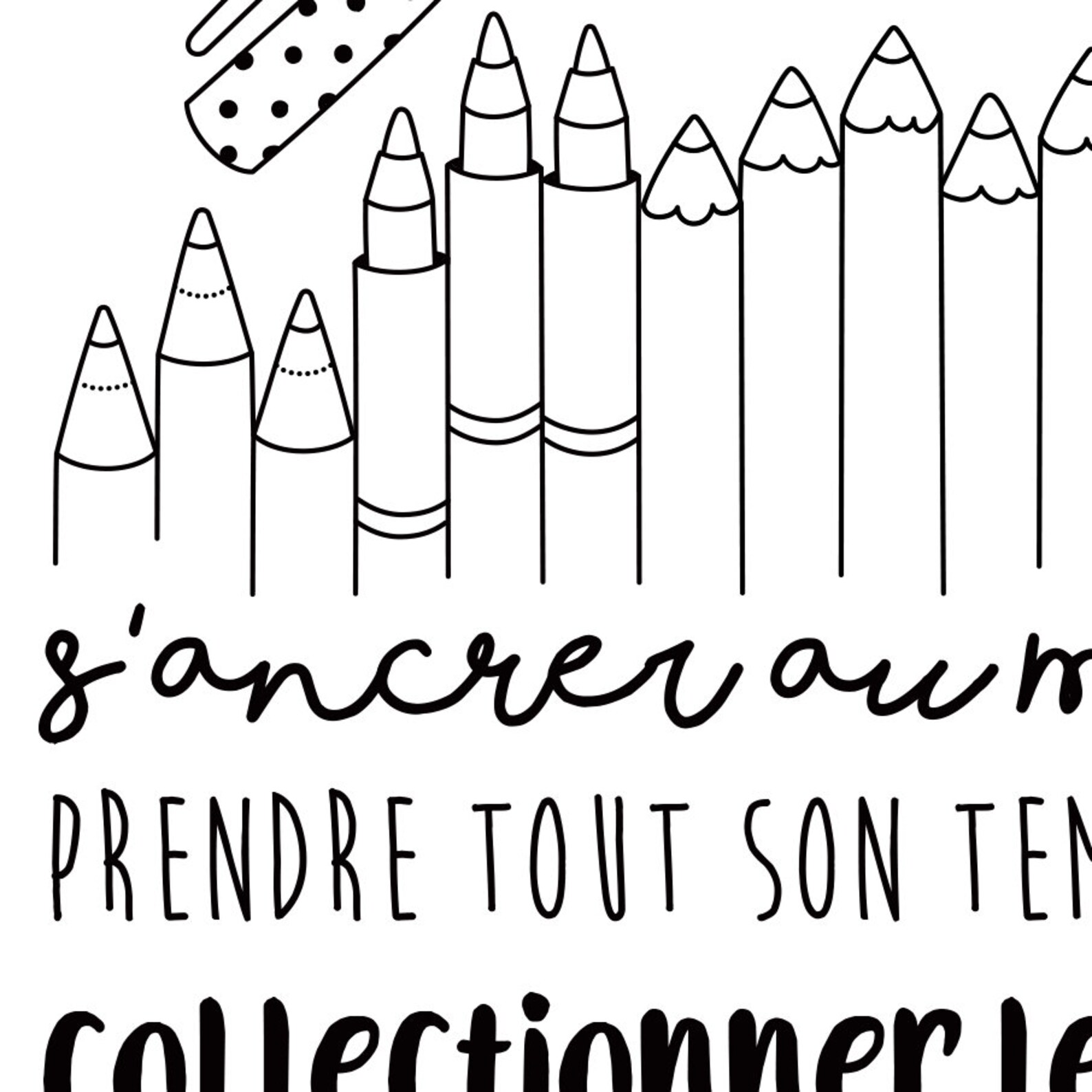 Bienfaits Du Coloriage Règles Coloring Rules Phrase - Etsy Hong Kong