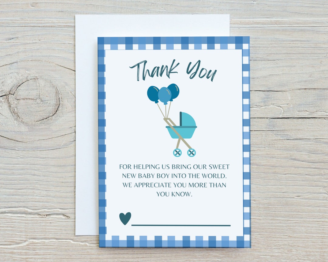 Labor and Delivery Nurse Thank You Card | Printable Download ...