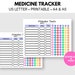 Printable Medication Tracker | Weekly Medication Tracker | Children's ...