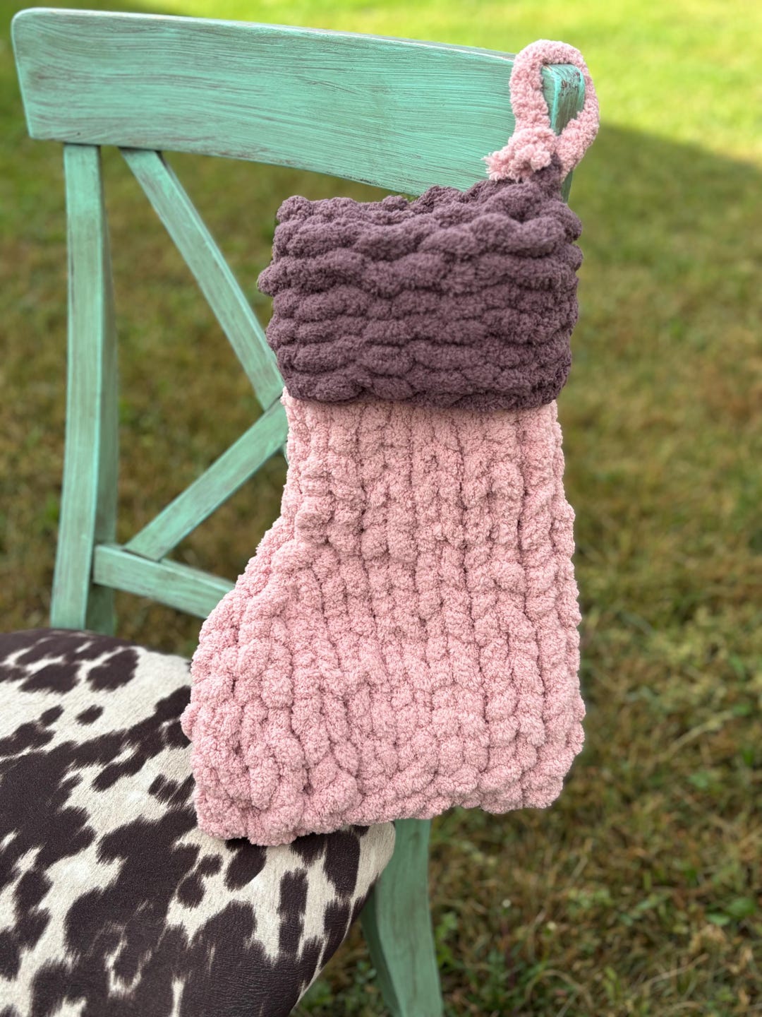 Chunky Hand Knit Stockings, Christmas Stockings, Handmade Stockings - Etsy