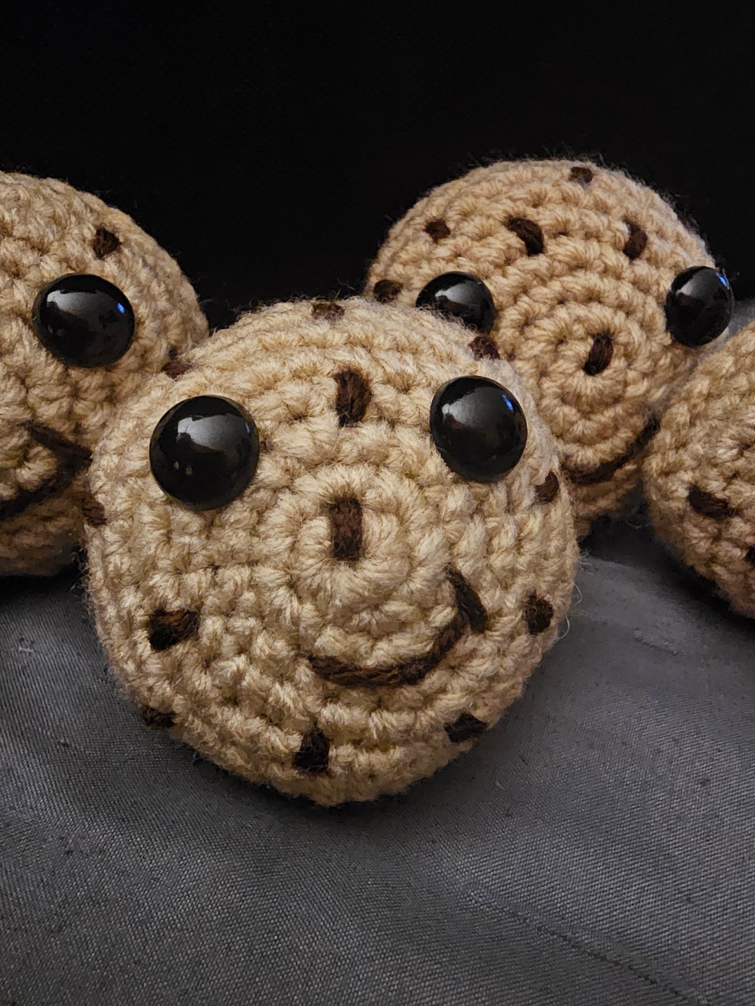 Emotional Support Crochet Cookie Amigurami Gift Keychain Best Friend ...