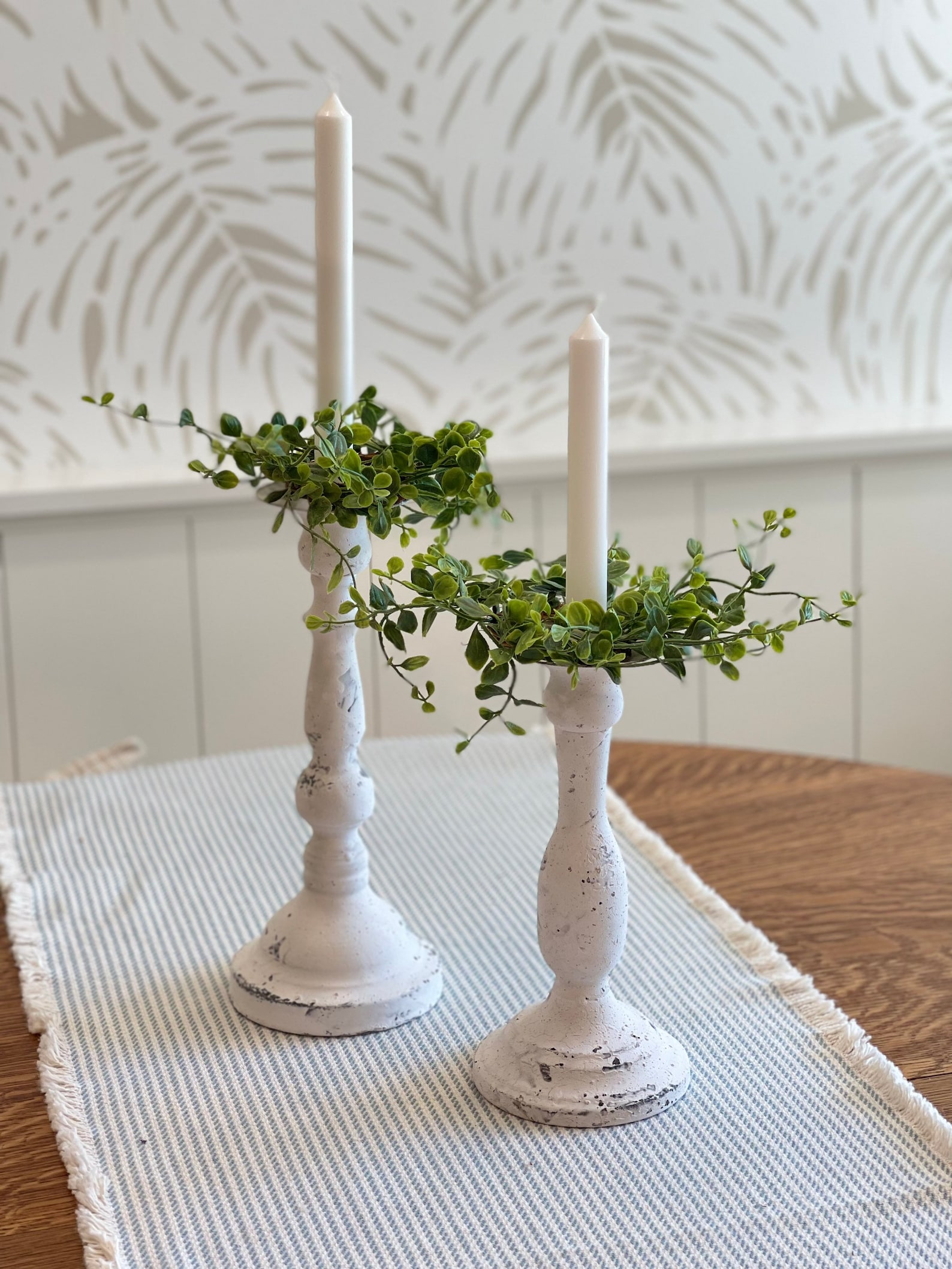 Everyday Farmhouse Taper Candle Ring Farmhouse Style - Etsy