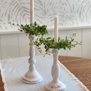 Everyday Farmhouse Taper Candle Ring, Farmhouse Style Decor,mini Wreath ...