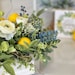 Summer Farmhouse Lemon Arrangement Eucalyptus White - Etsy