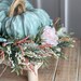 Large Fall Coastal, Beachy Pumpkin Centerpiece, Pumpkin on a Riser ...