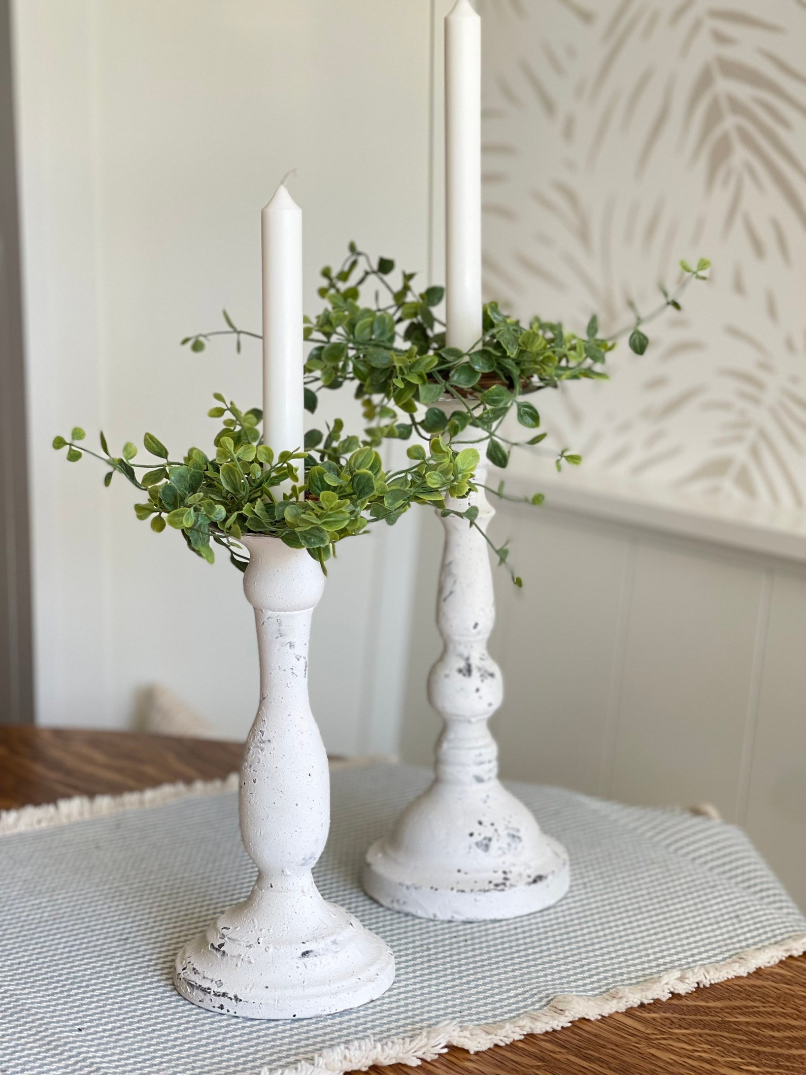 Everyday Farmhouse Taper Candle Ring Farmhouse Style - Etsy