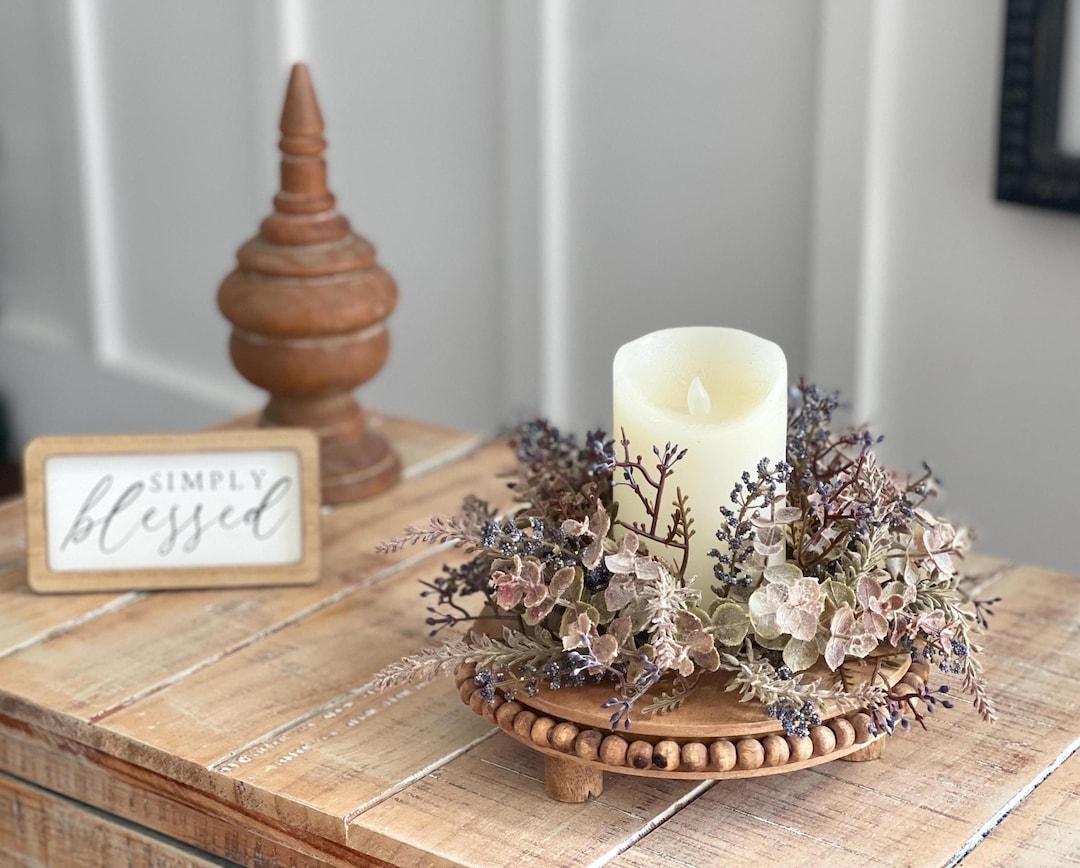 Everyday/fall/autumn Neutral Warm Color Farmhouse Style Foliage Candle ...