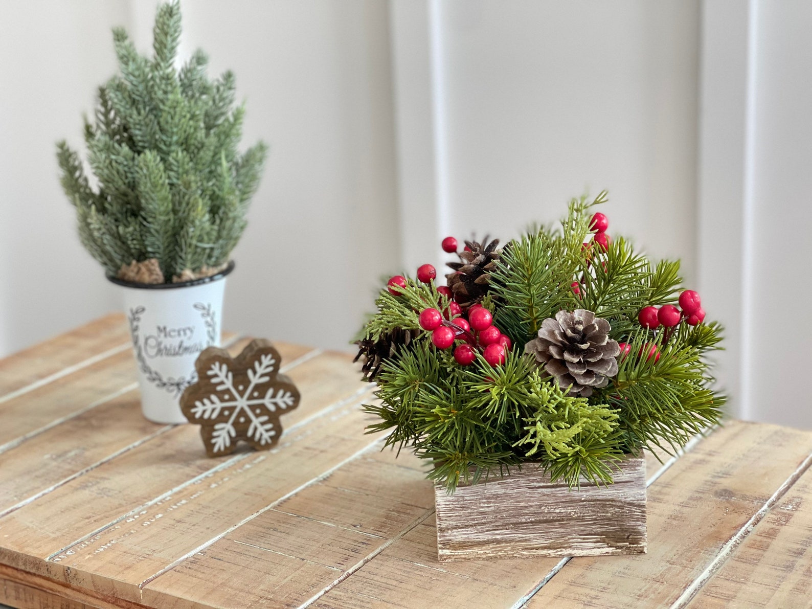 Farmhouse Christmas Bowl Filler Christmas Farm House - Etsy
