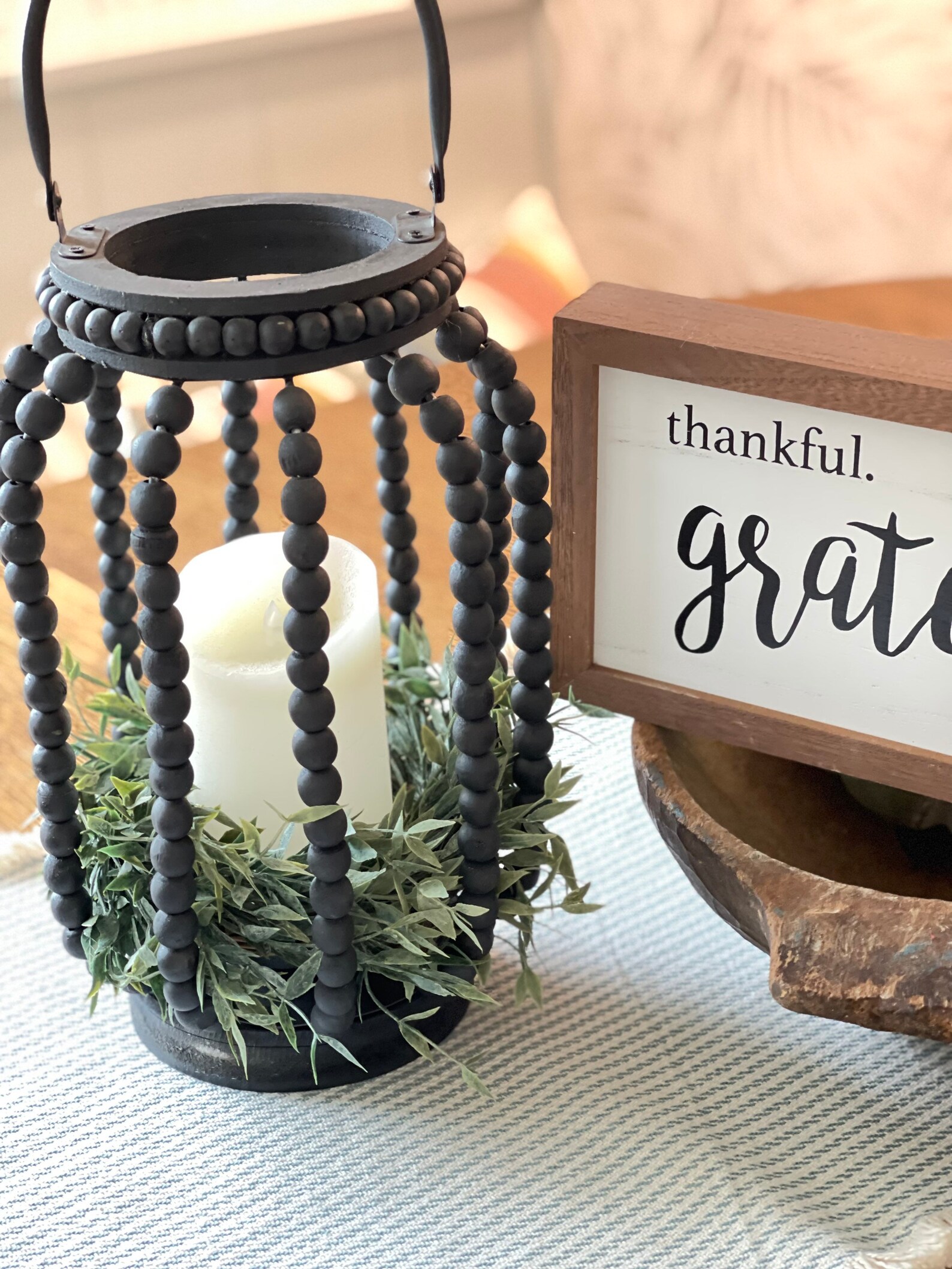 CANDLE RING Farmhouse/french Country Style Greenery Candle - Etsy