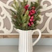 Christmas Winter White Spruce, Evergreen, Fir Stem, Bundle of 3 Stems ...