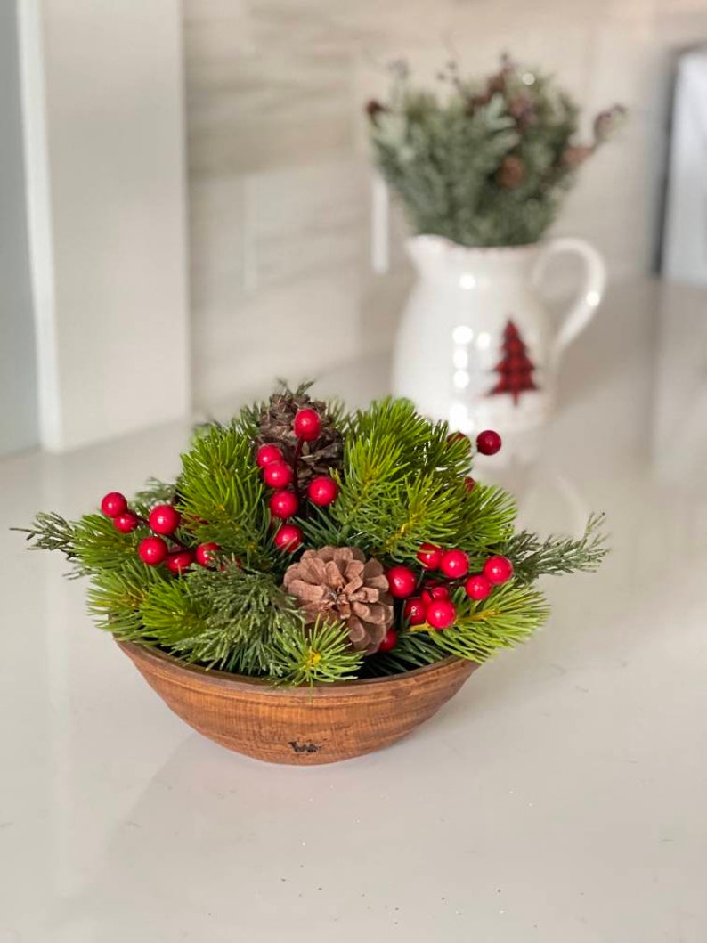 Farmhouse Christmas Bowl Filler Christmas Farm House - Etsy