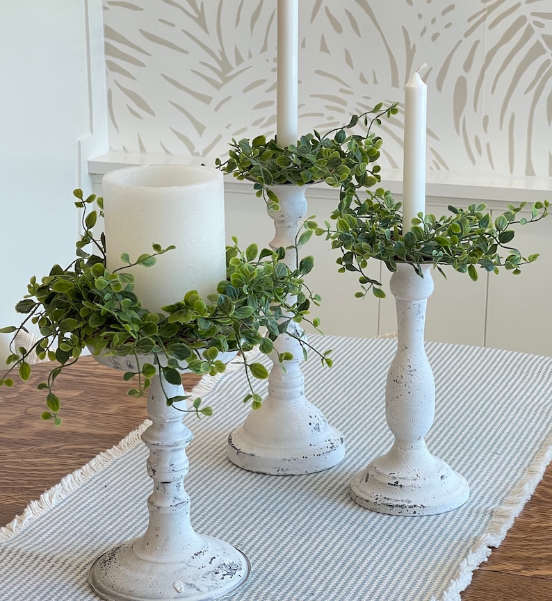 Everyday Farmhouse Taper Candle Ring Farmhouse Style - Etsy