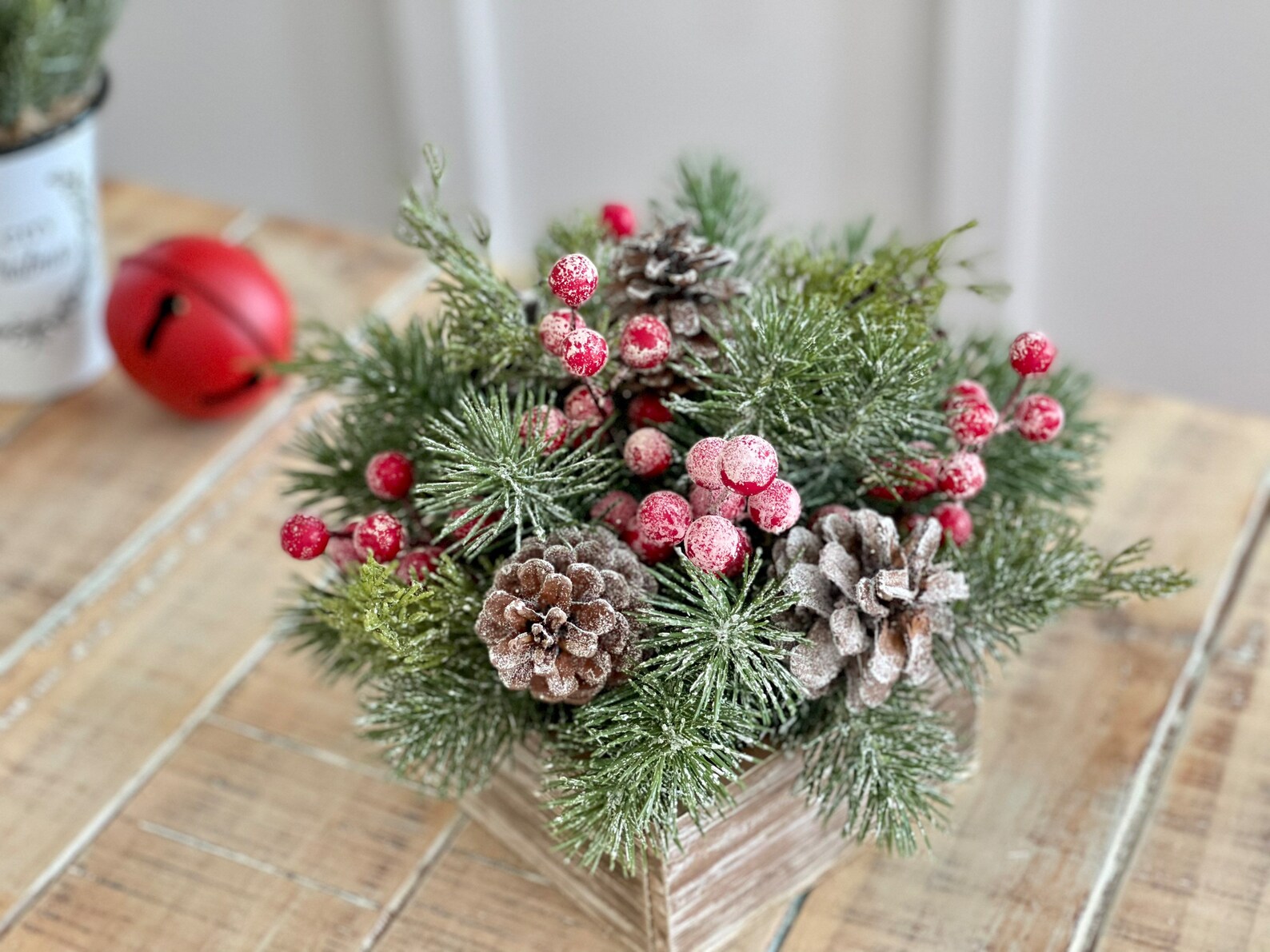 Farmhouse Christmas Winter Bowl Filler Christmas Farmhouse - Etsy
