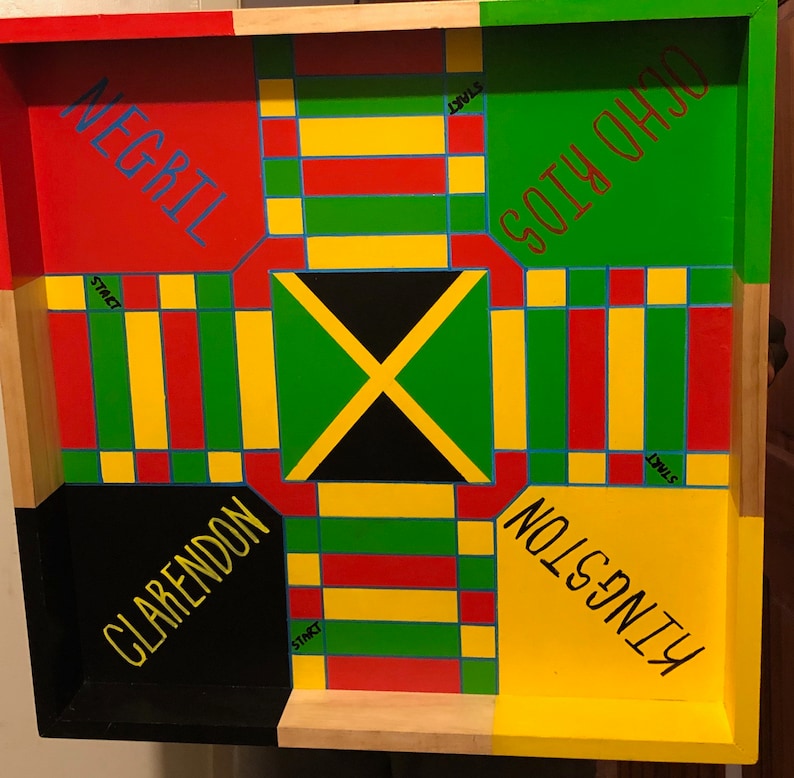Rasta Ludi Board | Etsy
