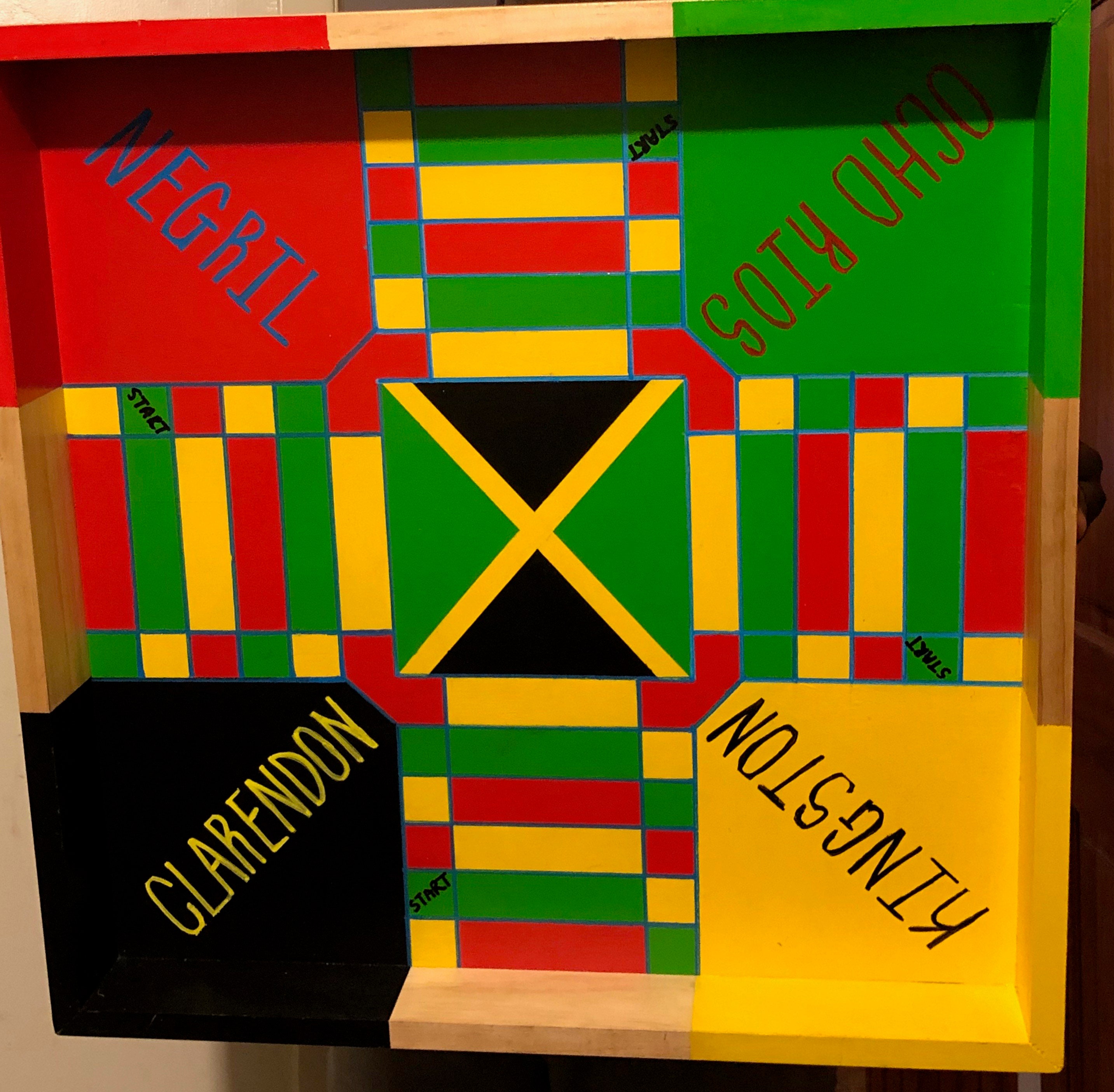 Rasta Ludi Board | Etsy
