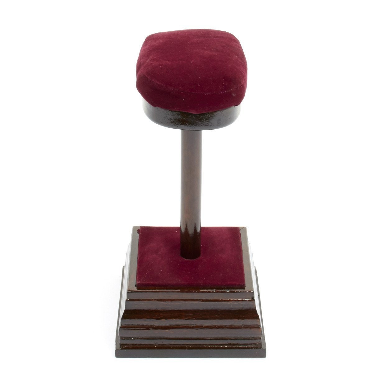 Museum Style Wood and Velvet Helmet Display Stand AHS2001 - Etsy