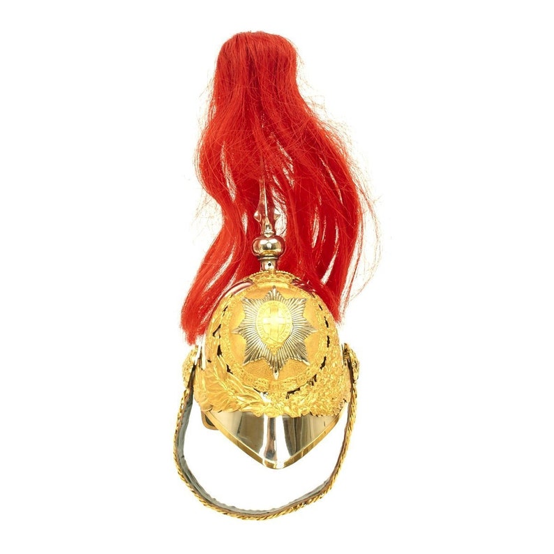 British Household Cavalry Royal Horse Guard Parade Helmet With Red ...