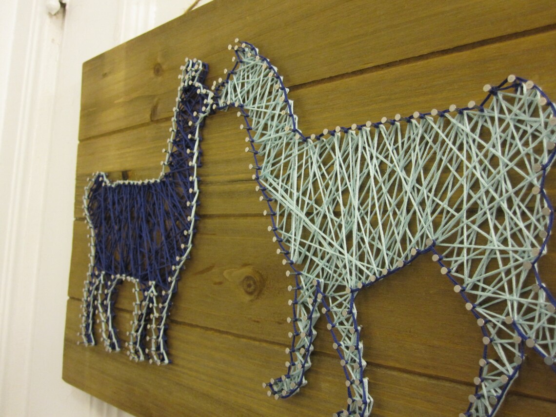 Llama String Art - Etsy