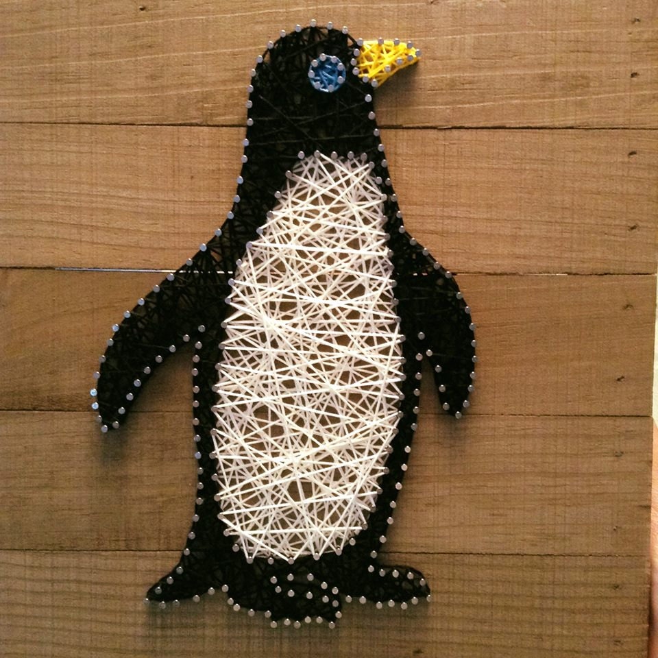 Animal String Art - Penguin, Dinosaur, Manatee, Zoo, Llama, Sloth ...