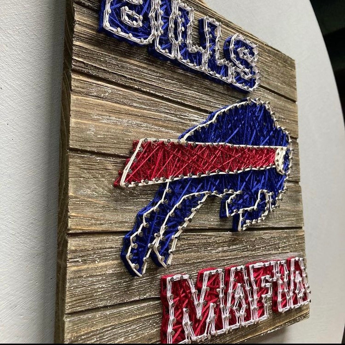 Buffalo Bills Mafia String Art NFL Billieve Allen Diggs - Etsy