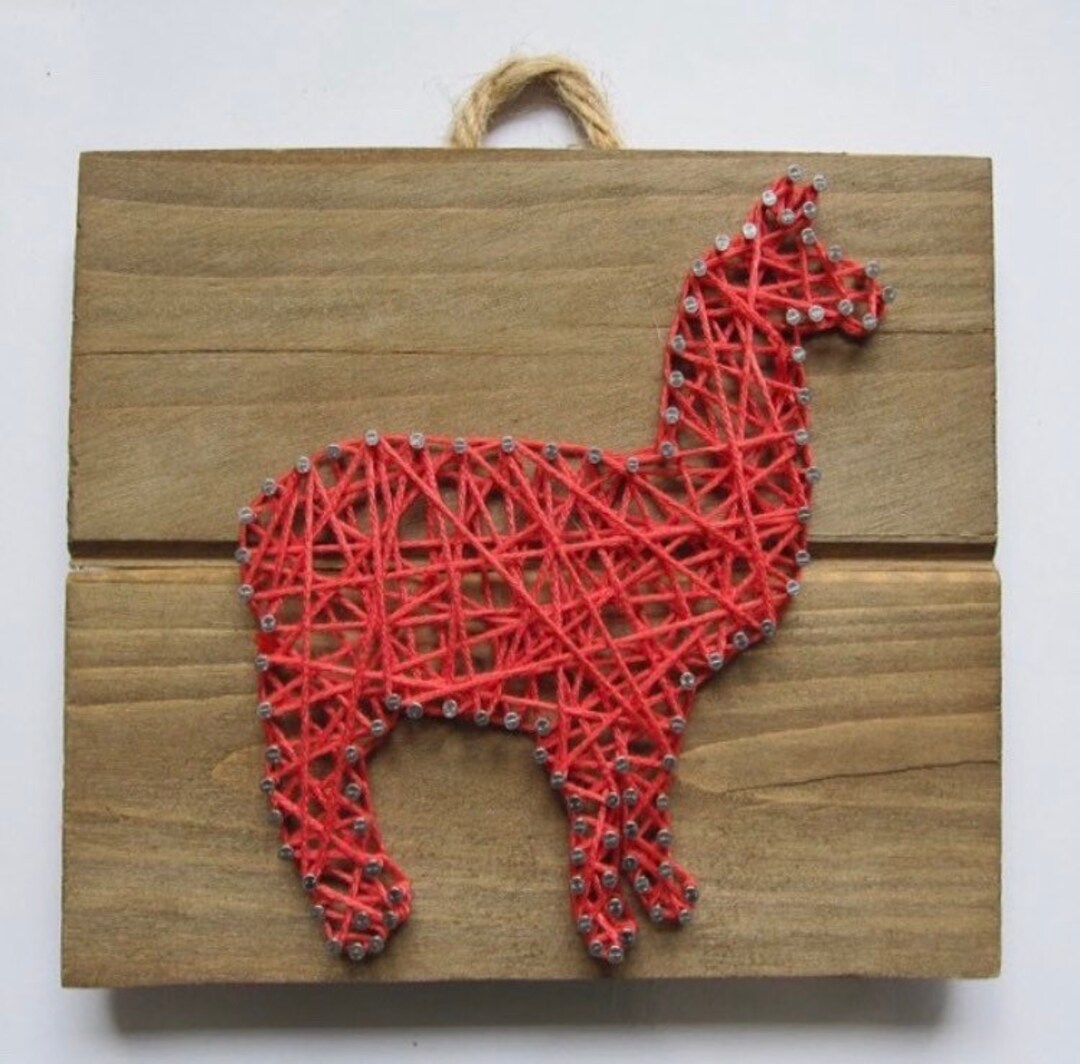 Llama String Art, Alpaca, Llamarama, Dramallama, Llamalove, Animal ...